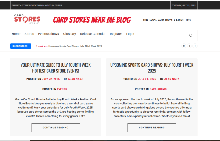 Discover Weekly Card Shows & Events Near You – Only on CardStoresNearMe ...