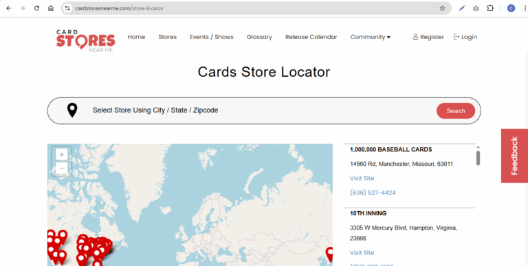 Find Trading Card Stores Near You Instantly with Our Store Locator ...
