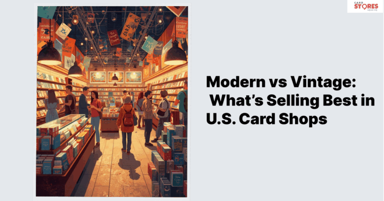 Modern vs Vintage: What’s Selling Best in U.S. Card Shops - Card Stores ...